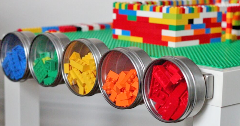 15 nifty tips to organise LEGO storage
