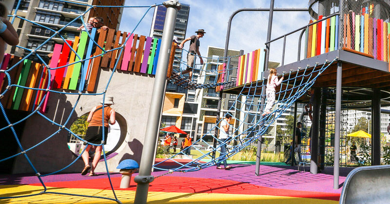 Big thrills at Wulaba Park playground