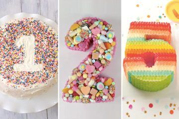 29 creative number birthday cakes to make