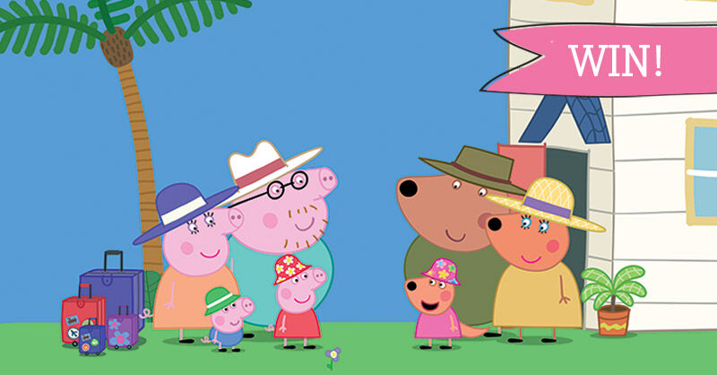WIN family passes to Peppa Pig's cinema movie