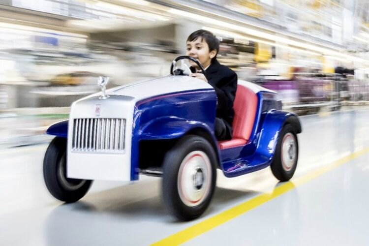 The mini Rolls-Royce taking sick kids for a spin