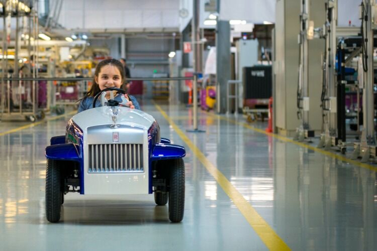 The mini Rolls-Royce taking sick kids for a spin