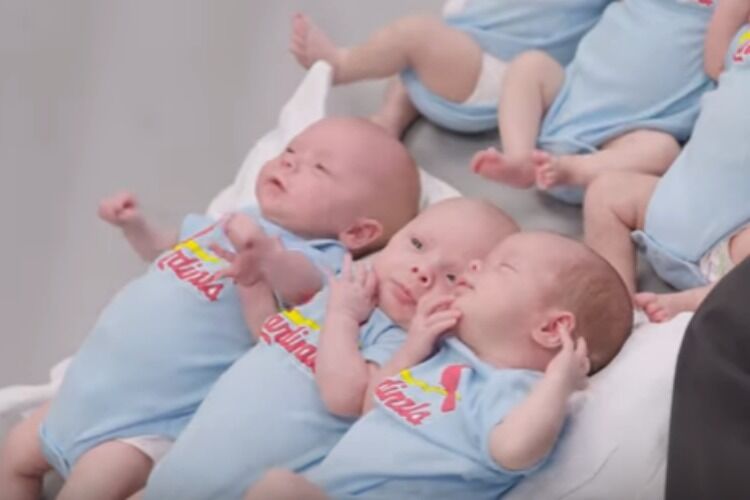 Doctor delivers three sets of triplets in six weeks
