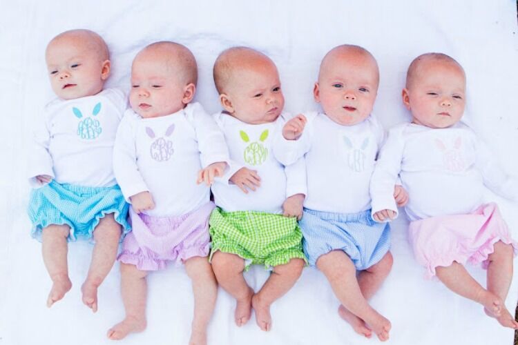 Meet the Baudinet Bunch quintuplets | Mum's Grapevine
