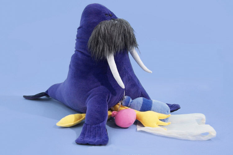 Pollutoys teach children about how ocean pollution harms sea creatures