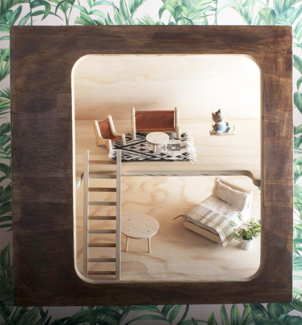 Make-believe dreams come true with A-frame doll houses