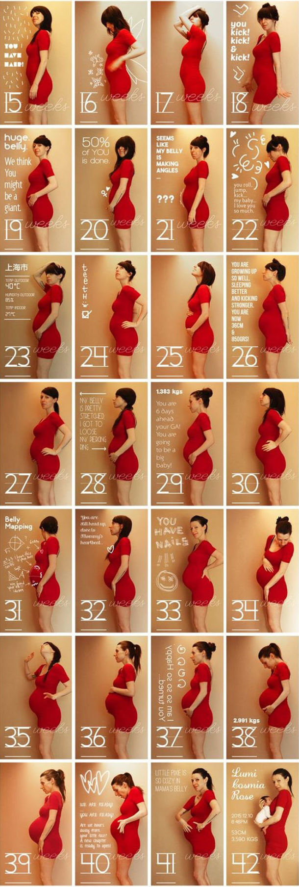 14 Weekly Pregnancy Photo Ideas to Capture Every Moment