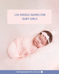 136 beautiful middle names for girls | Mum's Grapevine