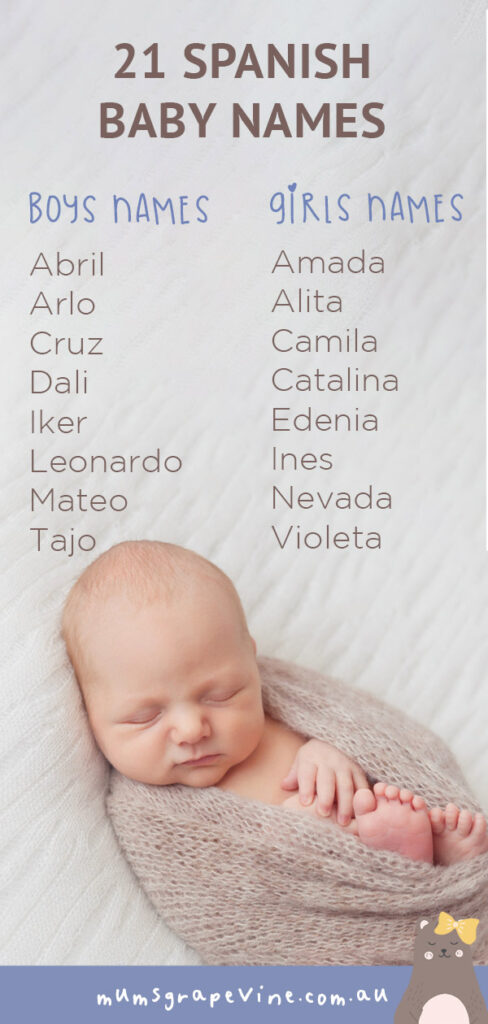 21 Spanish names for boys and girls (+ meanings) | Mum's Grapevine
