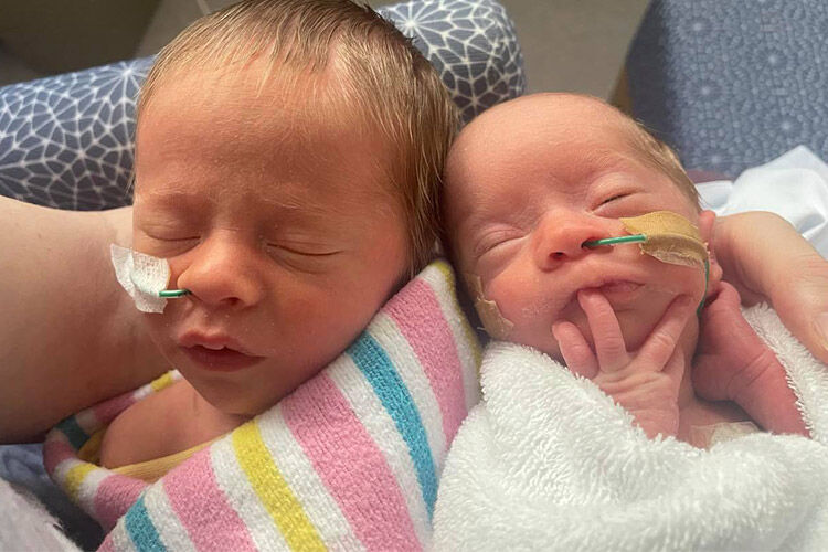 Birth Story: 'One twin was conceived naturally, the other via IVF'
