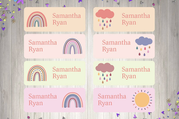 11 of the Best (and Stickiest) Kids Name Labels