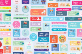 11 of the Best (and Stickiest) Kids Name Labels