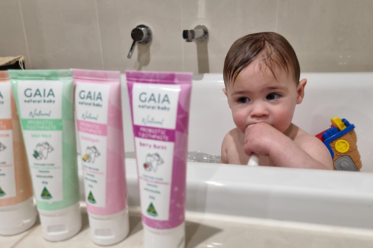 Gaia Natural Probiotic Toothpaste - Bubblegum 50g